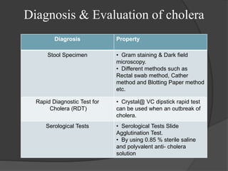 Cholera :Symptom, Diagnosis, prevention and treatment | PPTX ...