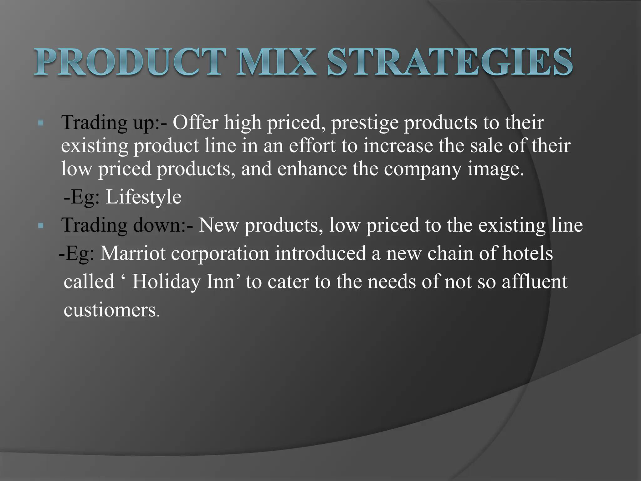Product Mixed Dicision : Types, Concept and strategies | PPTX ...