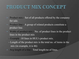 Product Mixed Dicision : Types, Concept and strategies | PPT