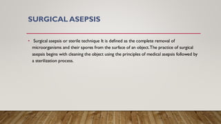 Asepsis -Food microbiology department of microbiology | PDF