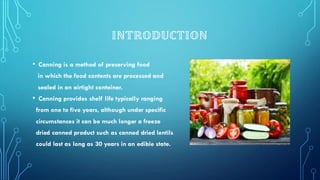 Spoilage of canned food- food microbiology | PDF