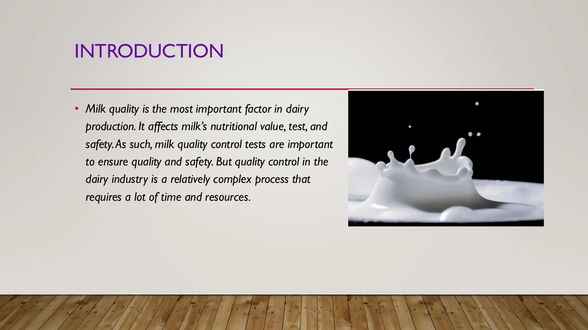 Milk quality control test, MBRT test , Resazerin test, and litmus test ...