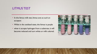 Milk quality control test, MBRT test , Resazerin test, and litmus test ...