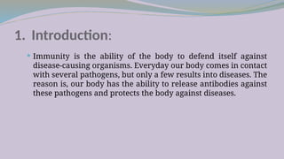 Types of immunity -Immune system and immunotechnology | PPT