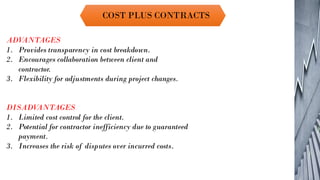 Advantages and disadvantages of contracts | PDF