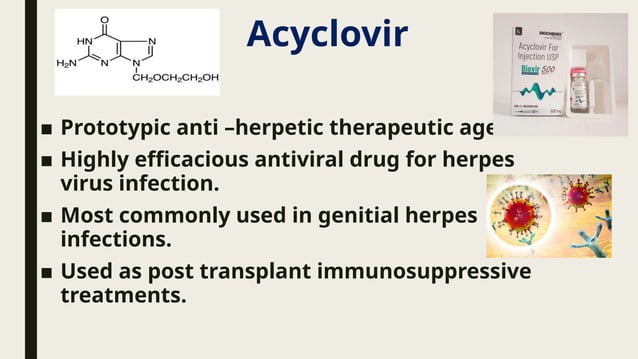 Anti-Viral Drugs with 5 Marketed Preparation..pptx