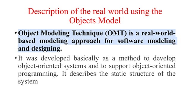 Introduction to on Object Oriented Technologies and the UML Method | PDF | Programming Languages ...