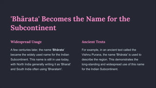 INDIA, That Is Bharath 6th class Social Exploring the world | PDF