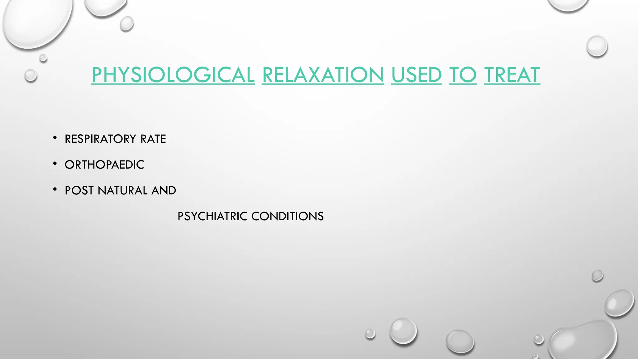 Mitchells Relaxation Techniques - how to relax | PPTX