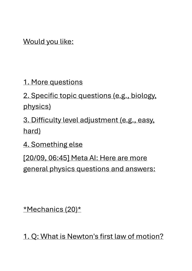General science questions for High school students | PDF