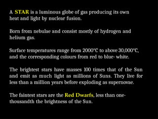 stellar evolution - astrophysics - sun pptx | PPT