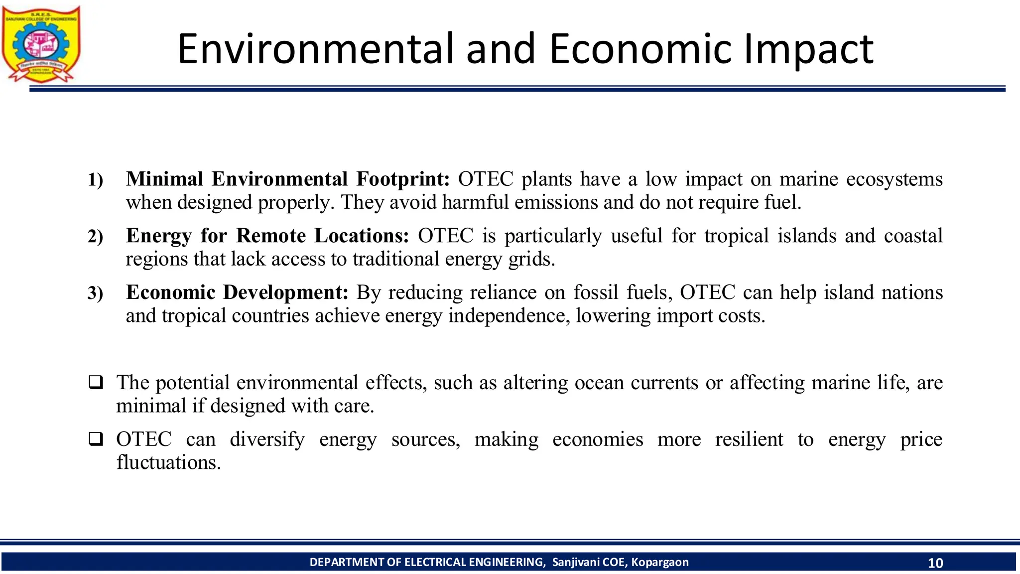 Ocean Thermal Energy Conversion (OTEC) : Methods & Benefits. | PDF