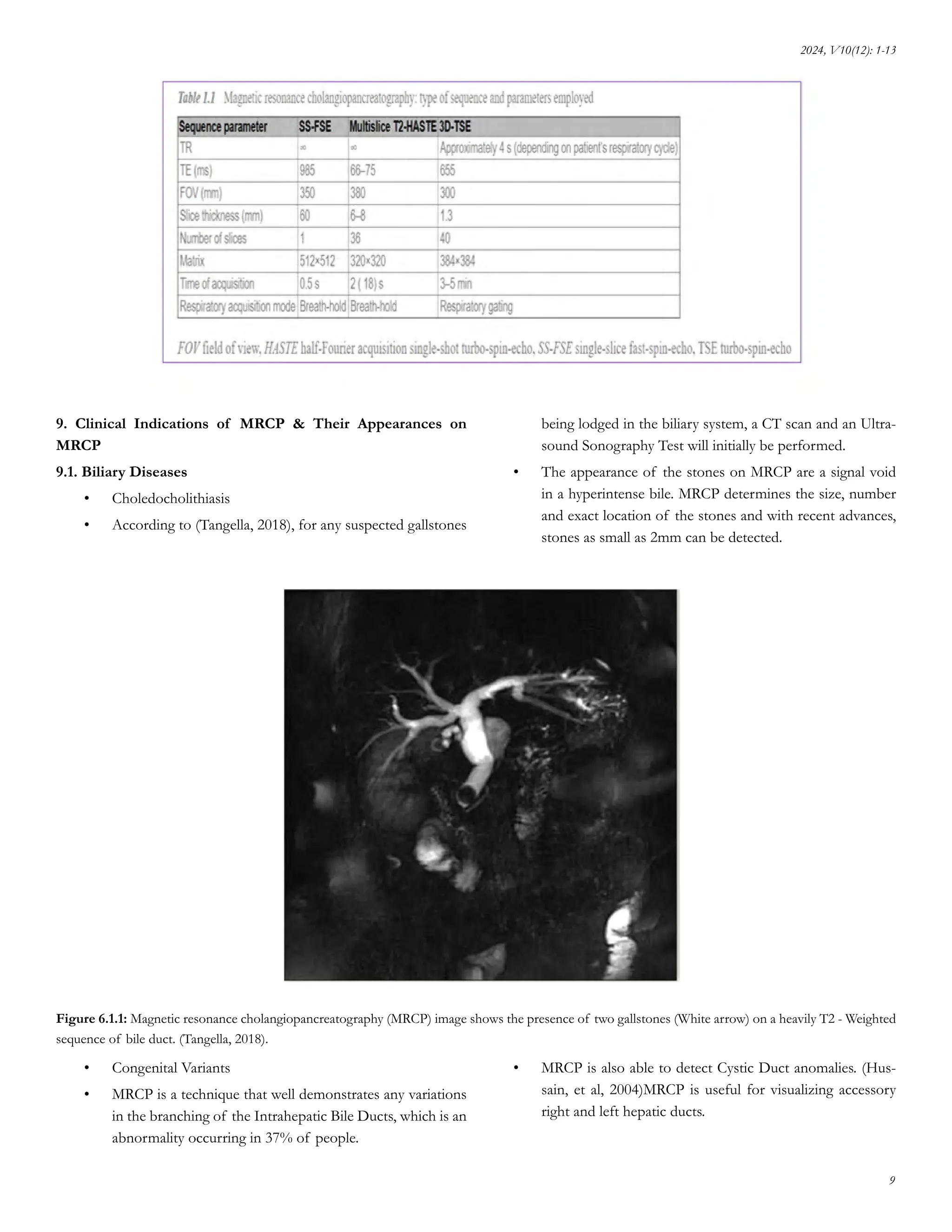 Magnetic Resonance Cholangiopancreatography (MRCP): Innovations in Non ...