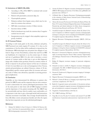 Magnetic Resonance Cholangiopancreatography (MRCP): Innovations in Non ...