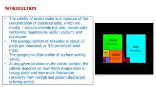 Factors causing variations in salinity levels and their impacts on ...
