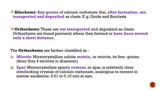 Introduction And Classification Of Limestone.pptx