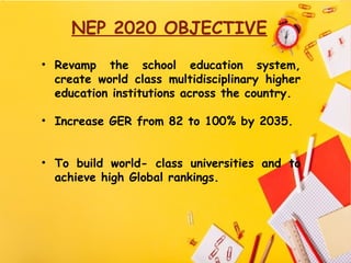 Presentation on National Education Policy - 2020 .pptx