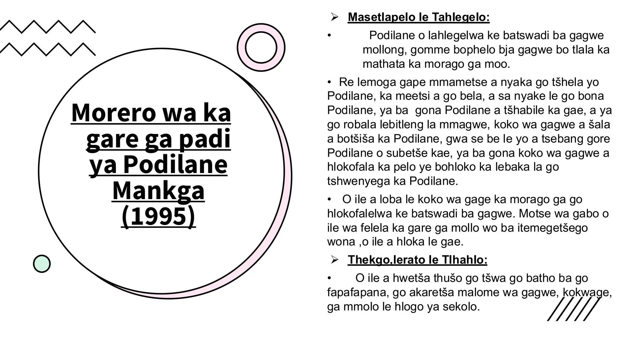 AFT 220 Morero wa tiragatšo ya Podilane Mankga-Tlhokwana | PDF