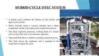 Ocean thermal energy conversion system ( otec) | PPTX | Chemistry | Science