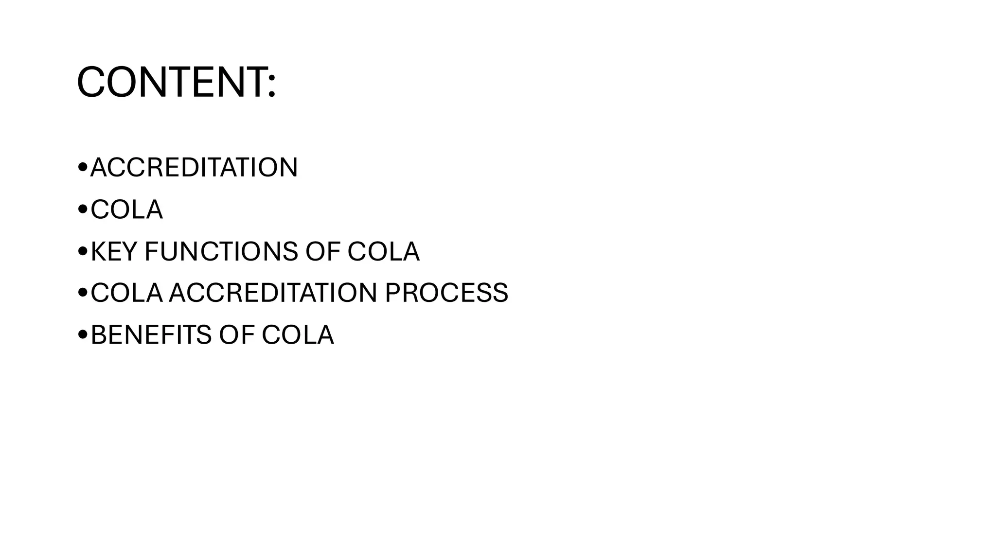 Clinical Laboratory Technology - ACCREDITATION BOARDS - COLA | PDF