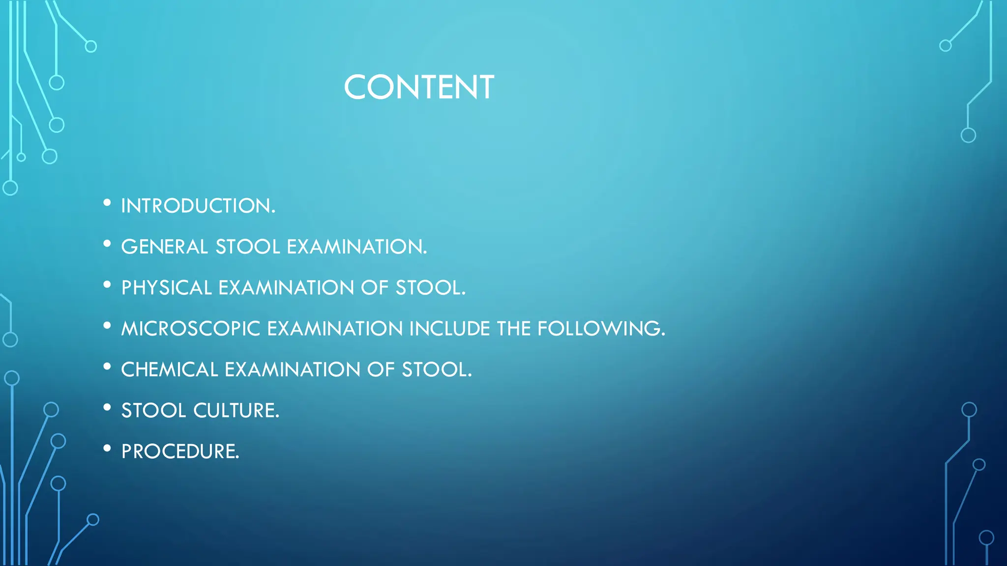 Clinical laboratory technology - Stool sample collection and processing ...
