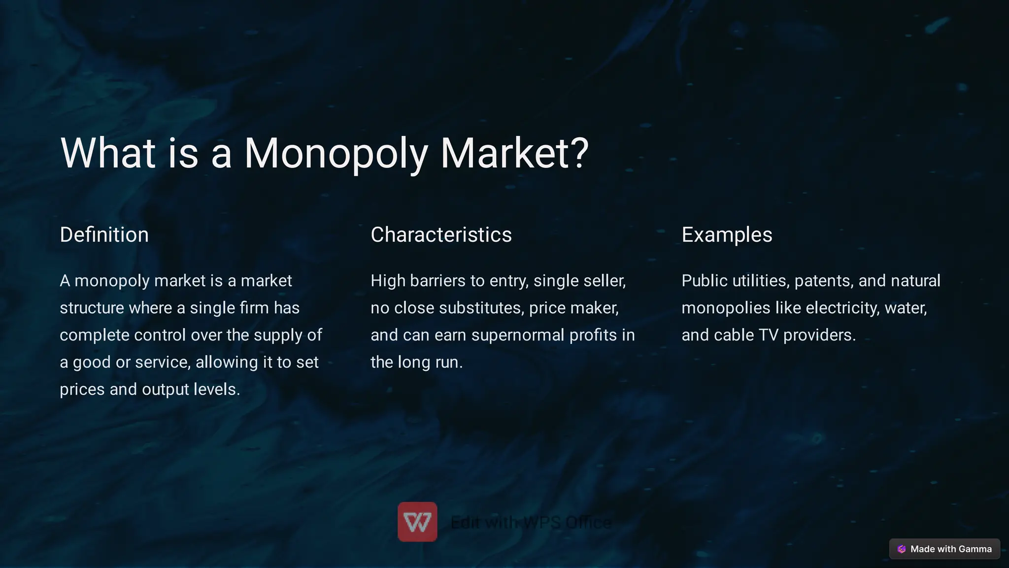MONOPOLY ABD PERFECT COMPETITION in Micro | PDF