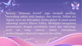 Teori kutub pertumbuhan menurut perroux dan boudefil | PPTX