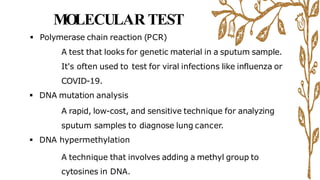 CLINICAL LABORATORY TECHNOLOGY-SPUTUM SAMPLE COLLECTION TECHNIQUES | PPT