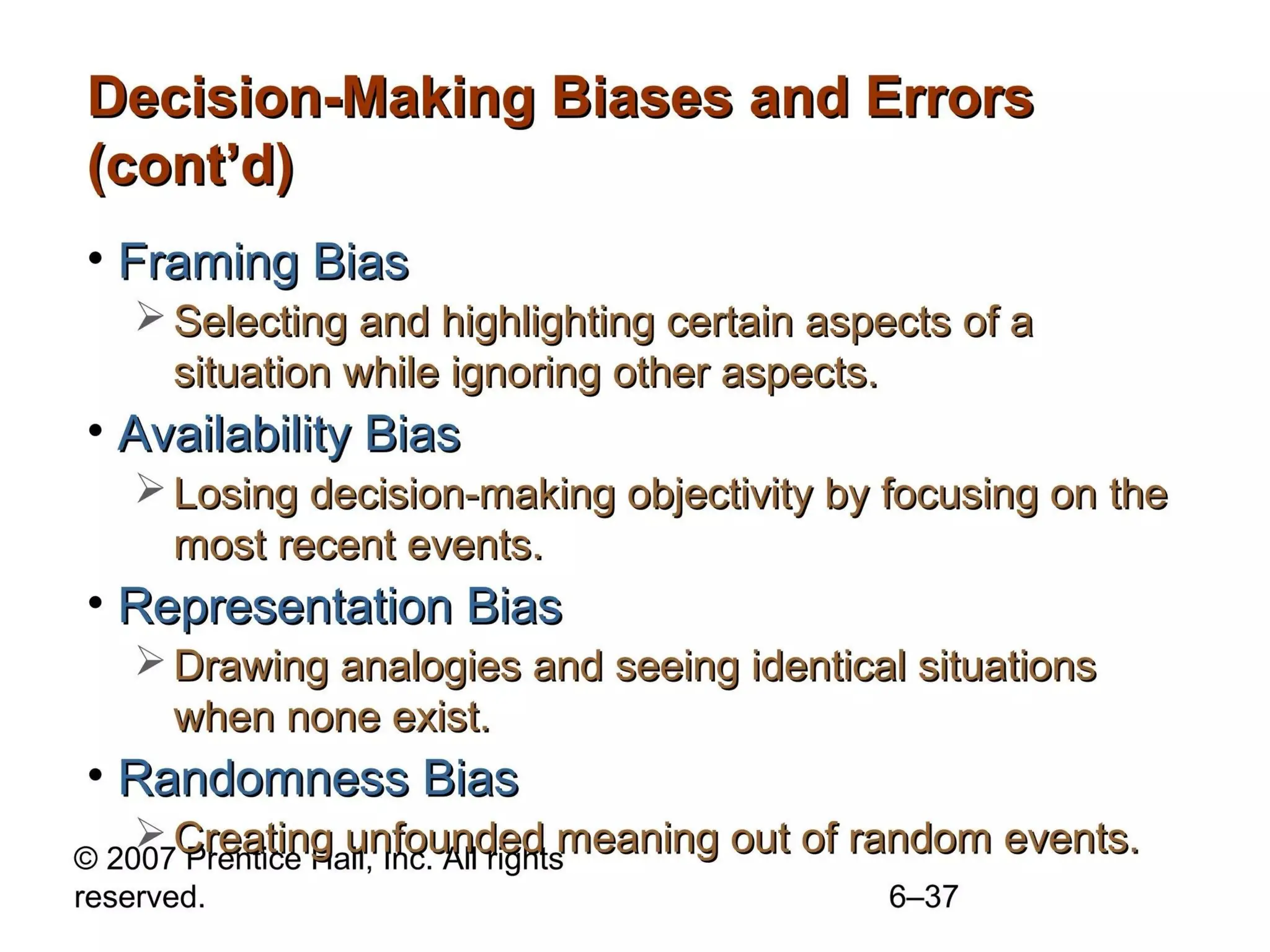 Intro To management chapter 6 Decision Making | PPT