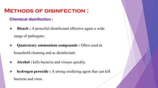 Sterilization and disinfection-- //ppt-- | PDF