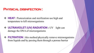 Sterilization and disinfection-- //ppt-- | PDF
