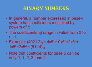 Digital Logic design containing binary decimal octal hexadecimal ...