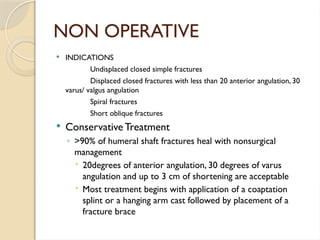 Fracture of humerus traumatilogy..... fractures | PPT