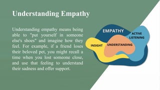 Empathy - character and moral development | PPTX