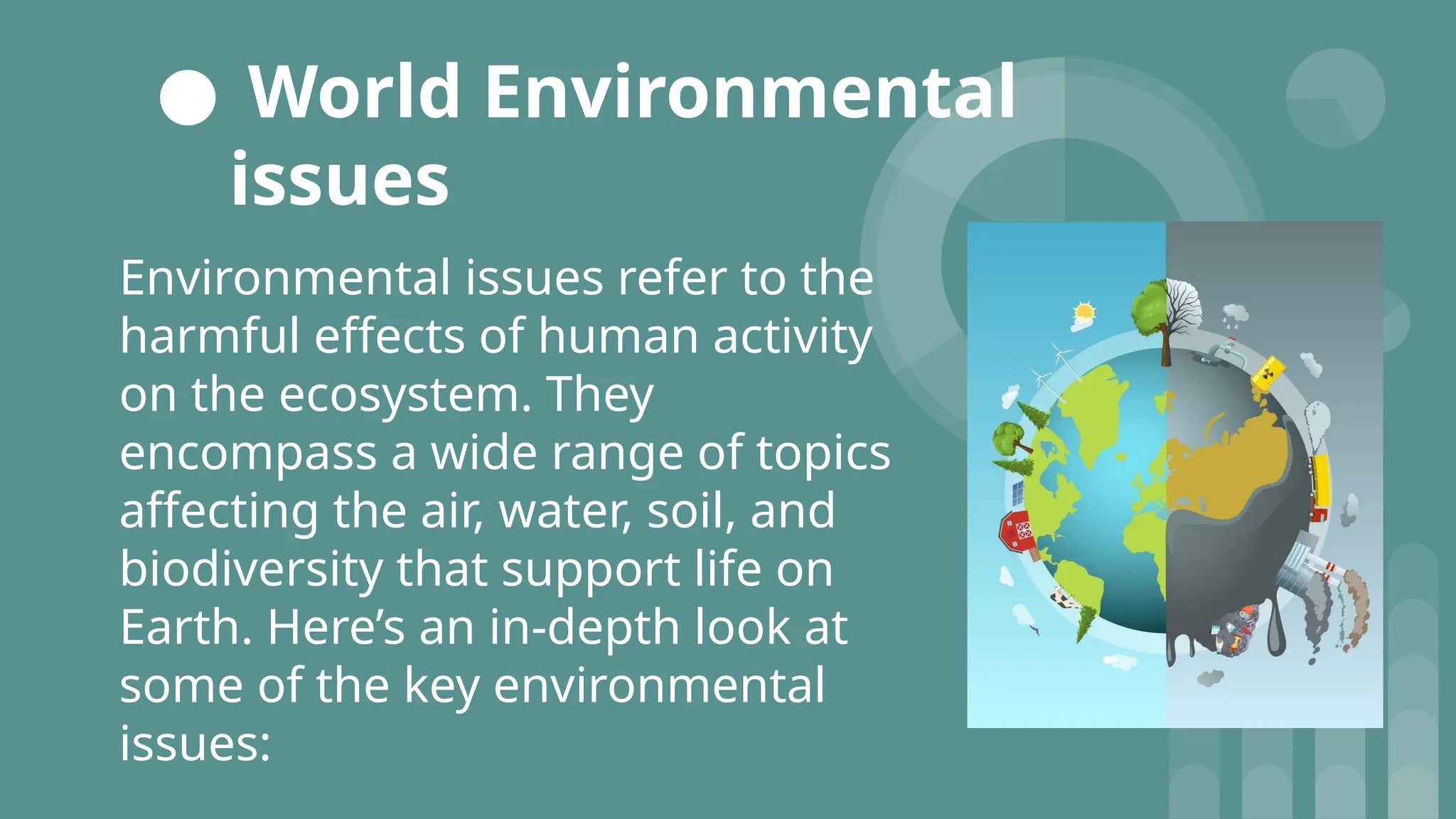 World environment issue of earth and it's measures | PPTX