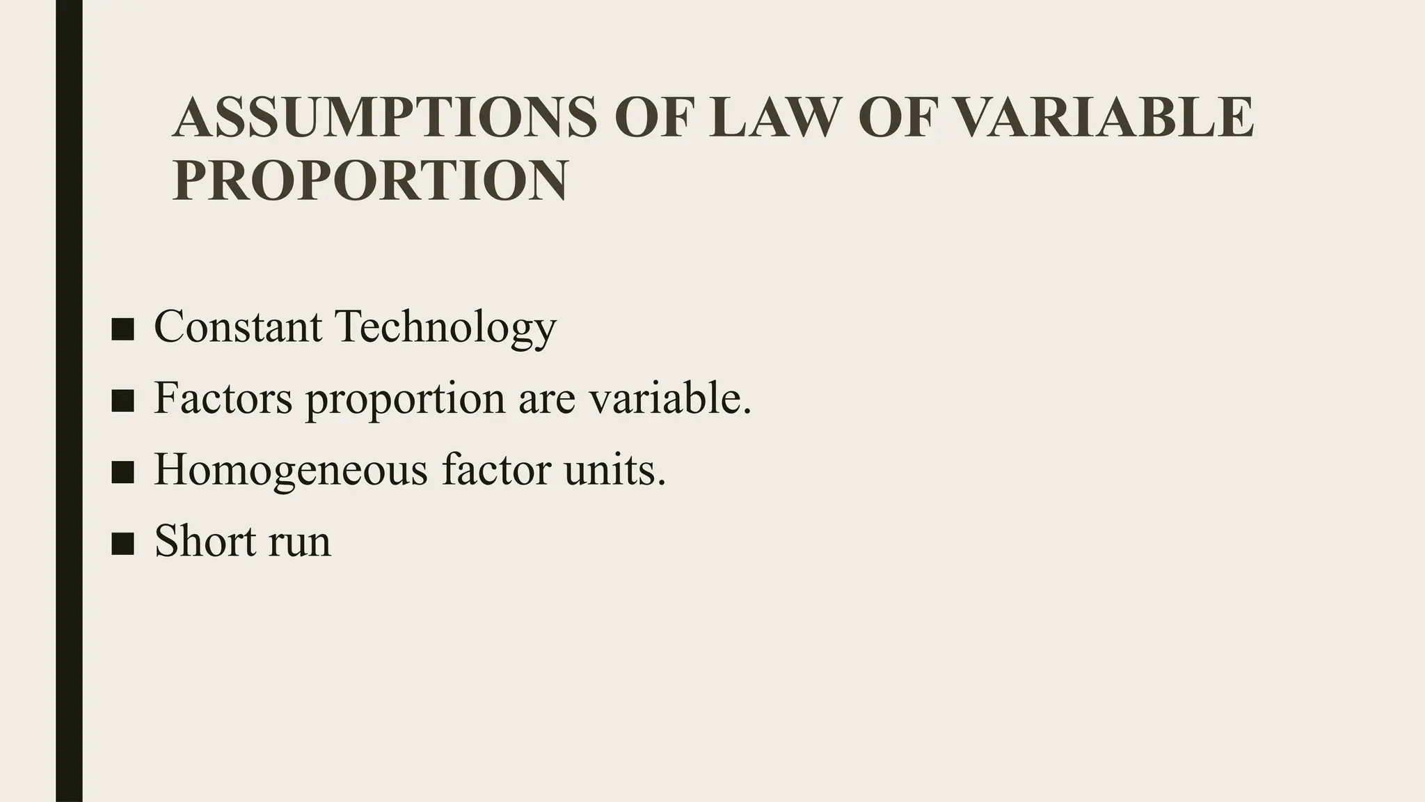 law of variable proportion.............. | PPT