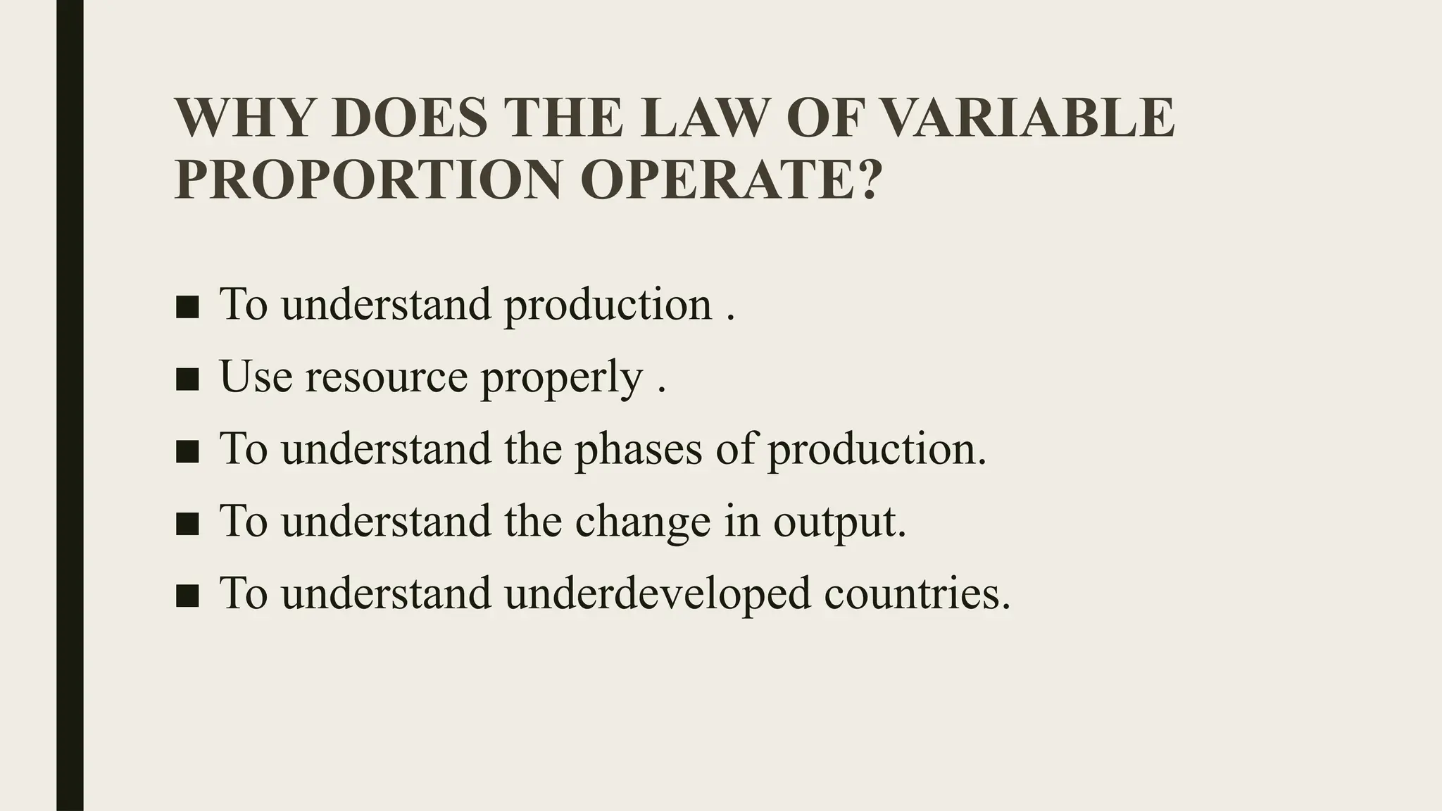 law of variable proportion.............. | PPT