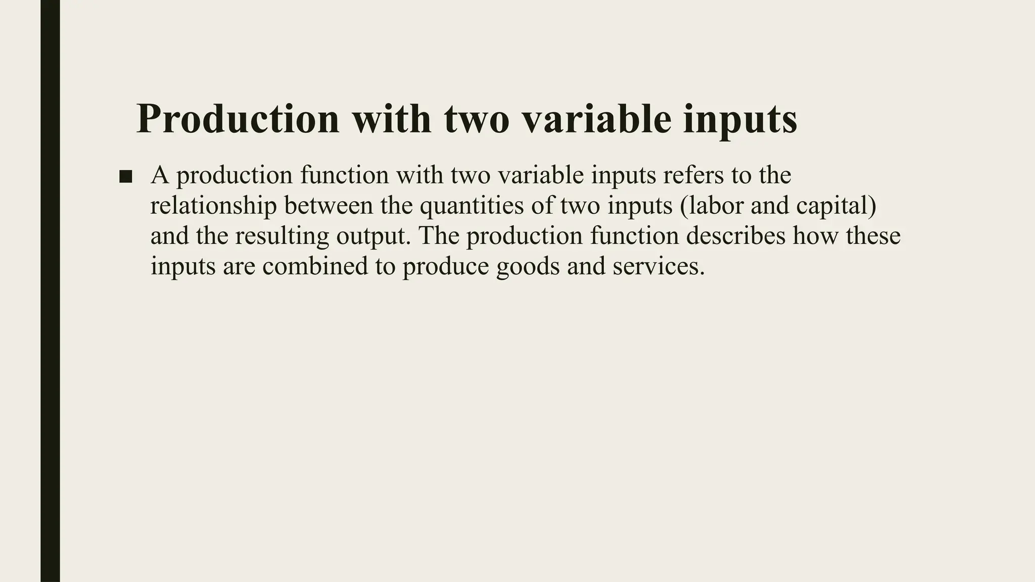 law of variable proportion.............. | PPTX