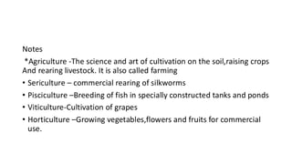 Class 8 Agriculture extra Questions and Ansewers | PDF