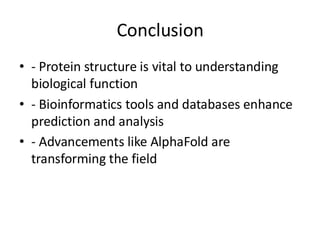 Basics of Protein structure in bioinformatics | PPT