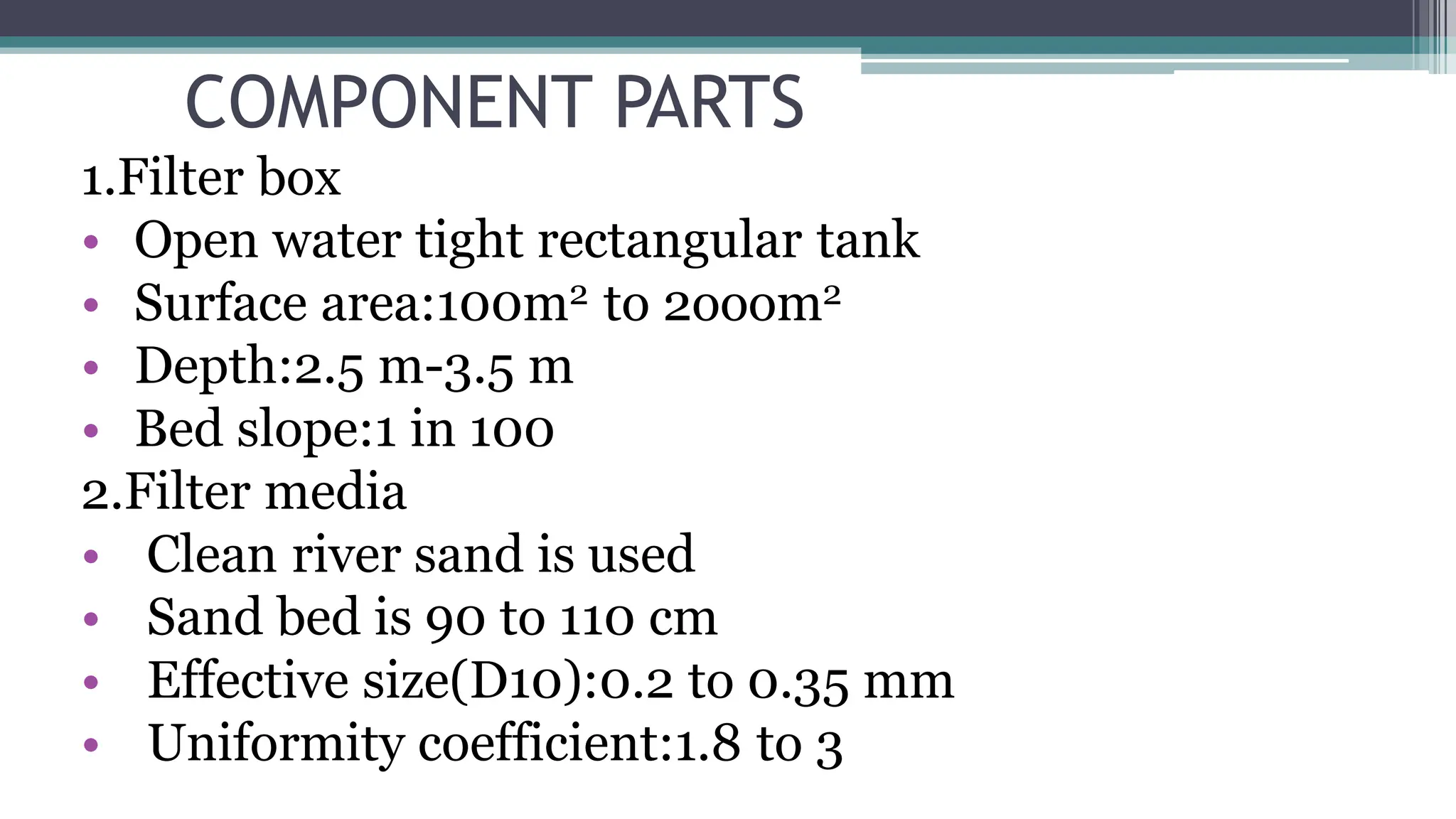 Classification of filters in water treatment | PPT