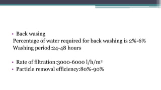 Classification of filters in water treatment | PDF