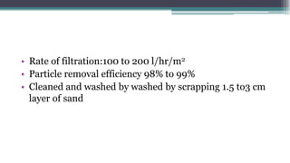 Classification of filters in water treatment | PDF