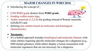 RECENT WHO 2021 CLASSIFICATION OF CNS TUMOURS | PDF