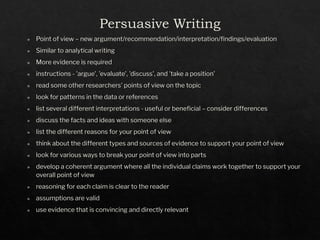 Academic writing is a formal, objective. | PDF