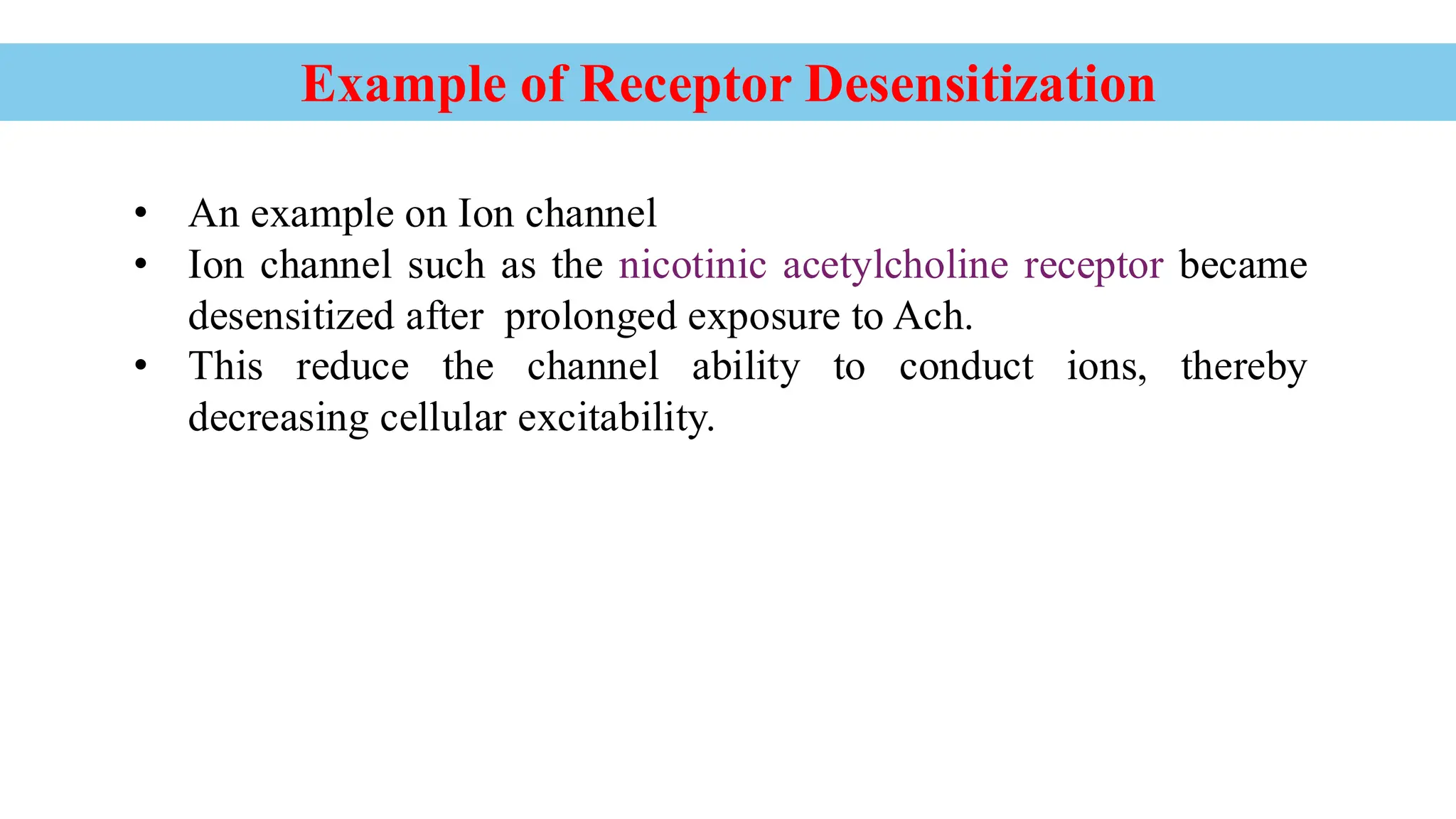 RECEPTOR DESENSITISATION, TYPES, MECHANISM, EXAMPLE | PDF