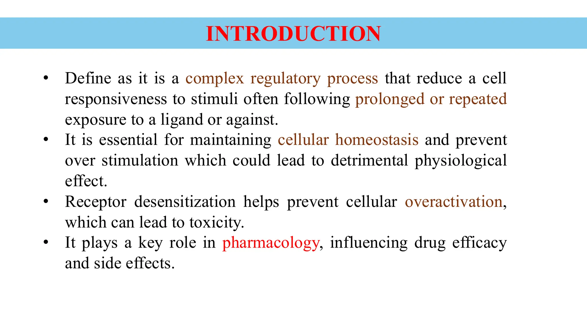 RECEPTOR DESENSITISATION, TYPES, MECHANISM, EXAMPLE | PDF