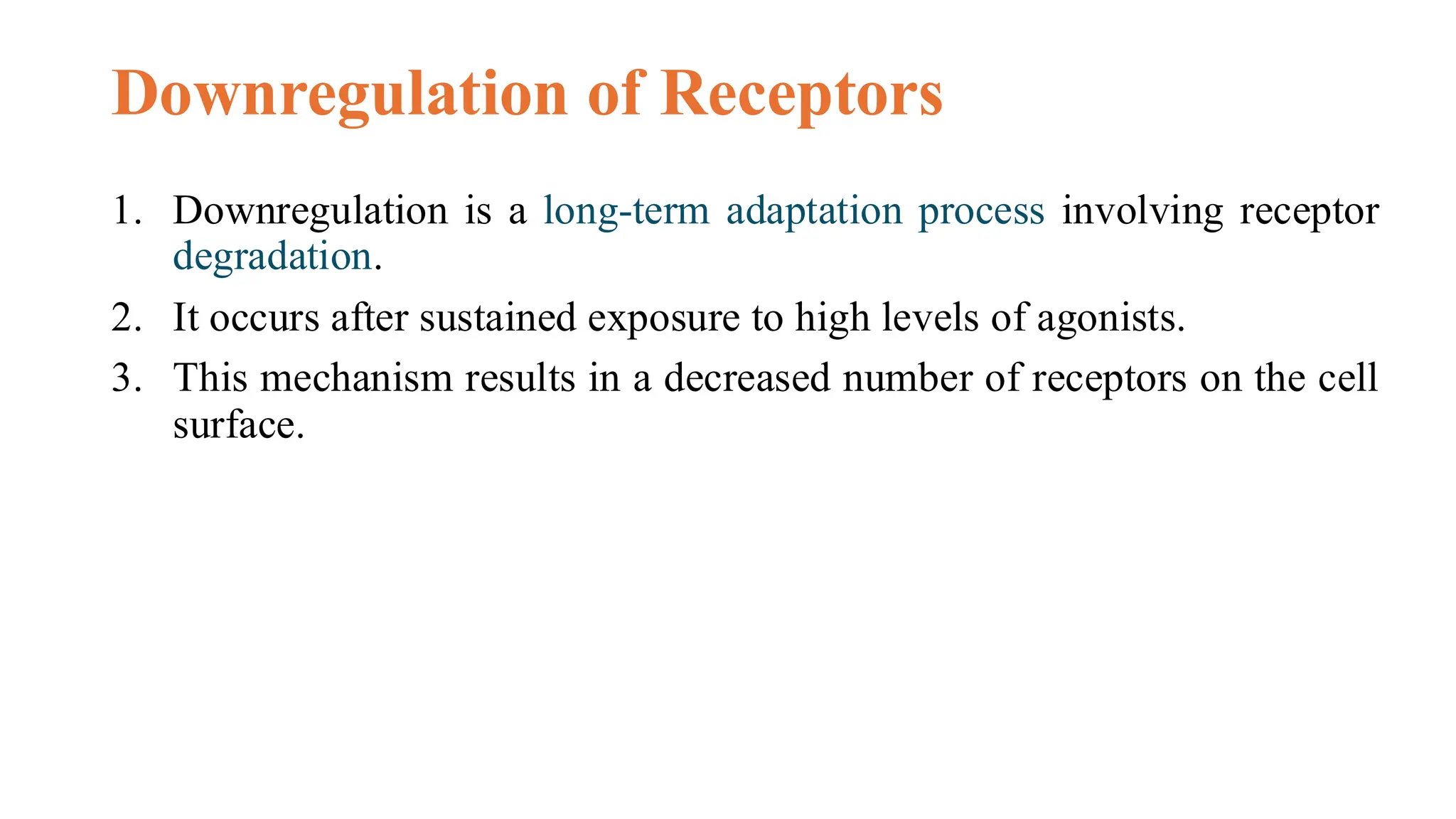 RECEPTOR DESENSITISATION, TYPES, MECHANISM, EXAMPLE | PDF
