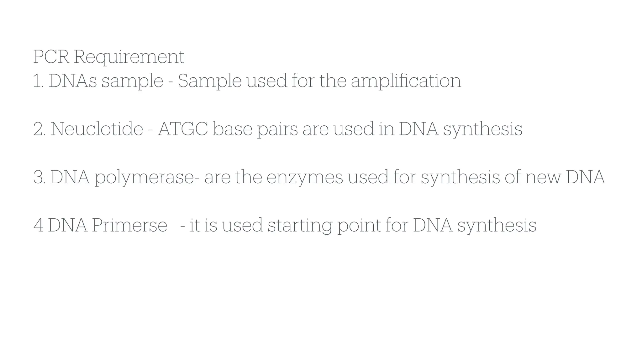 Polymerase Chain Reaction Presentation PPT. | PDF
