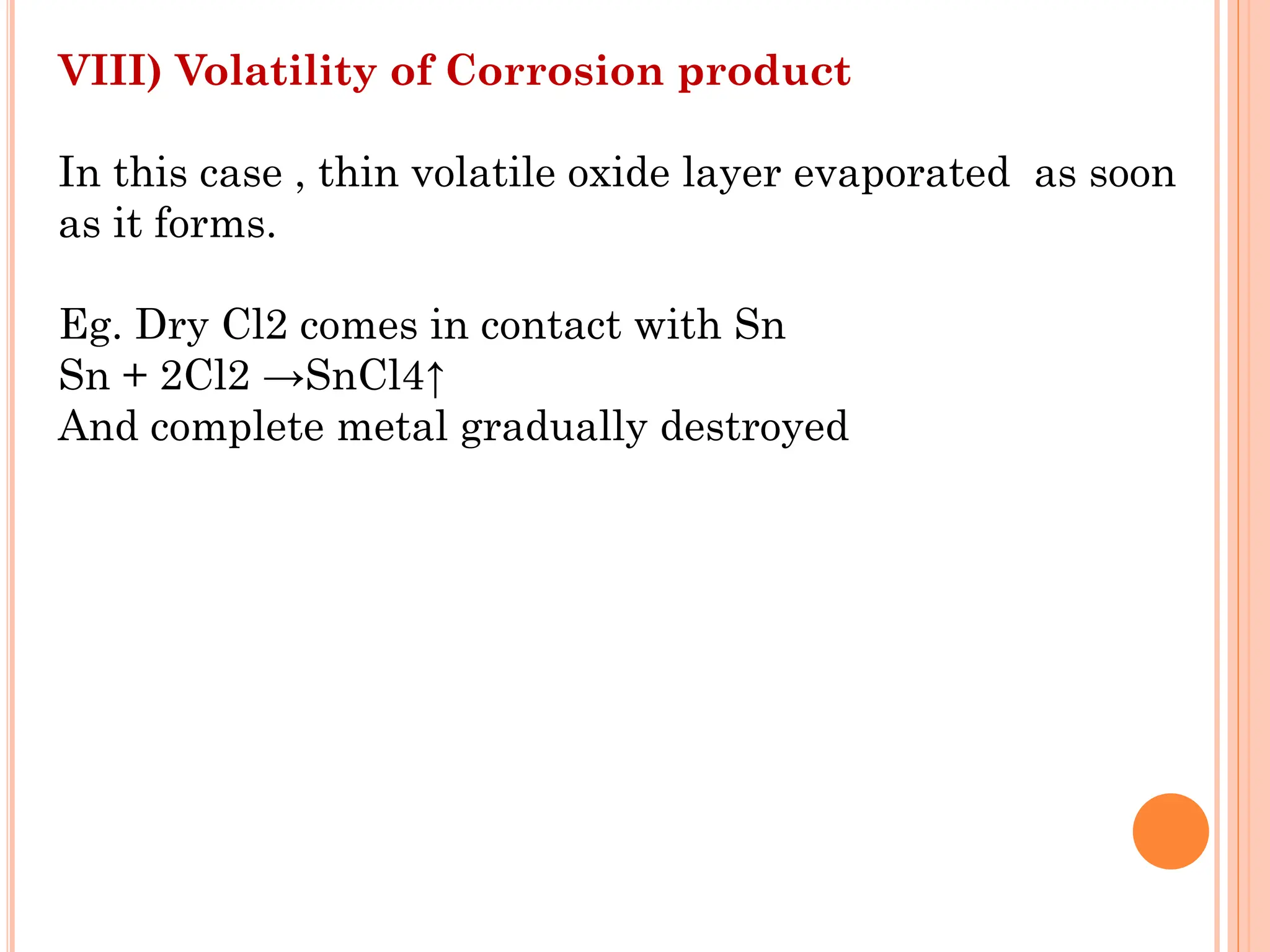 Corrosion engineering chemistry notes first | PPT